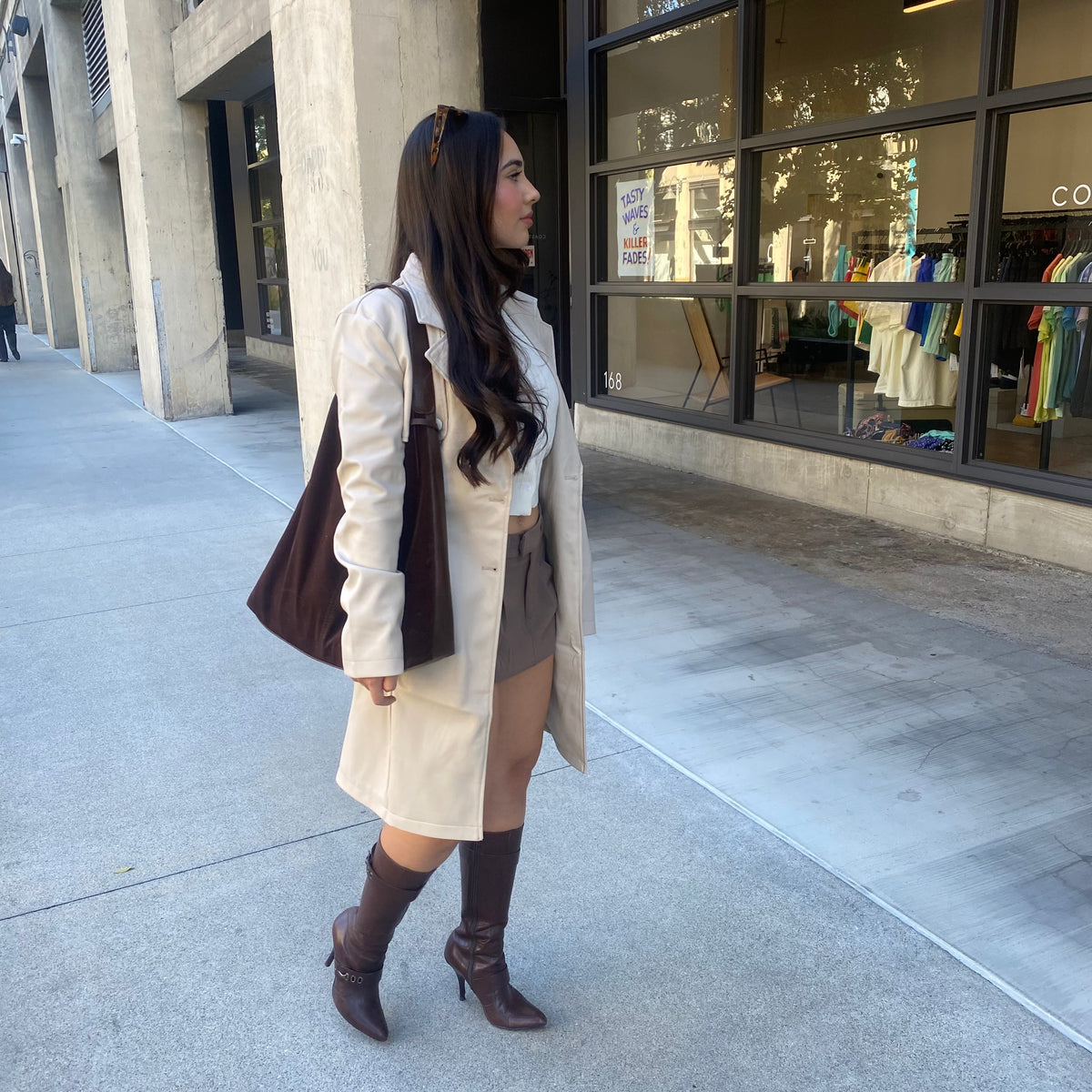Ale Trench coat (cream) – DULCETMIA